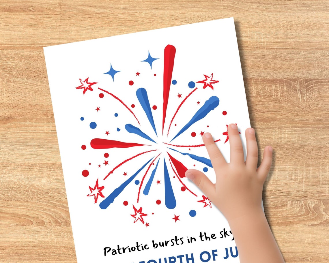 4th of July Handprint Craft, Handprint Art, Handprint Art Craft, July ...