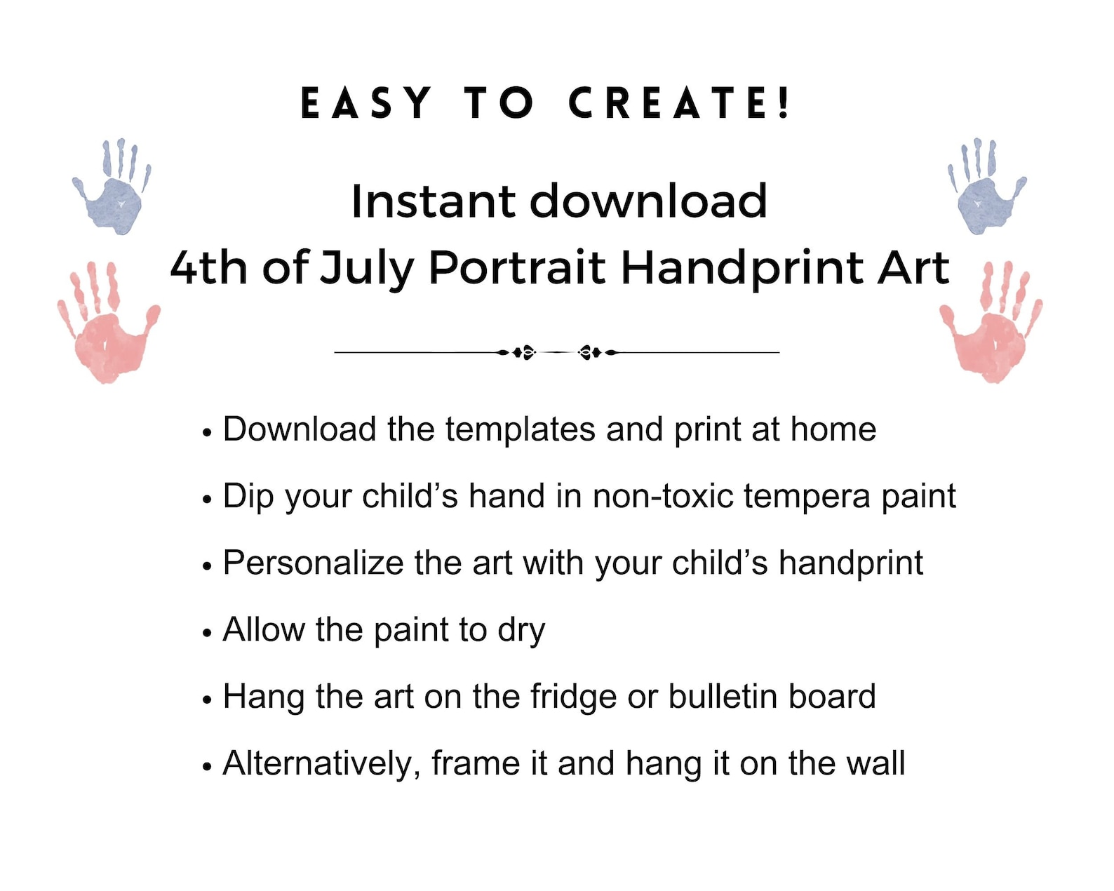 4th of July Handprint Craft, Handprint Art, Handprint Art Craft, July ...