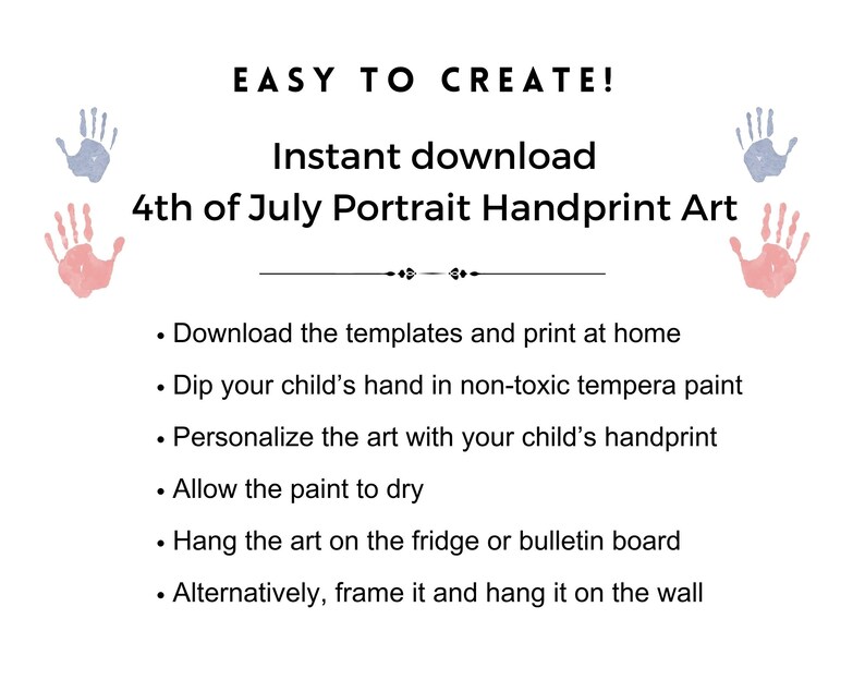 4th of July Handprint Craft, Handprint Art, Handprint Art Craft, July ...