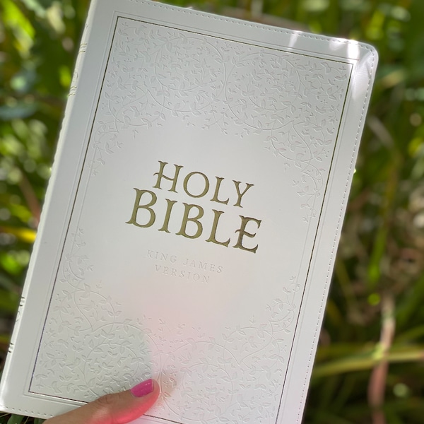 Large Print Kjv Wedding Bible - Etsy
