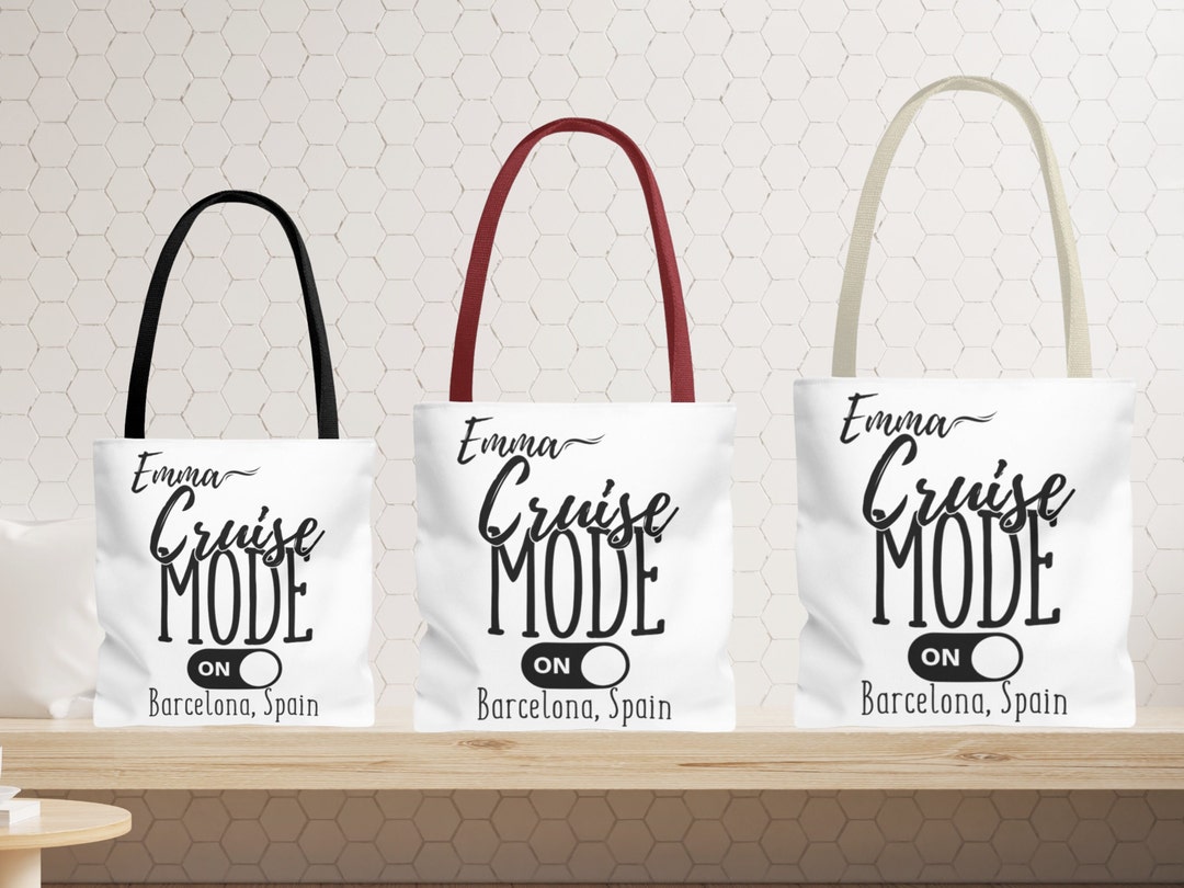 Customizable Cruise Tote Matching Totebag Small Tote Bag Men's Tote Bag ...