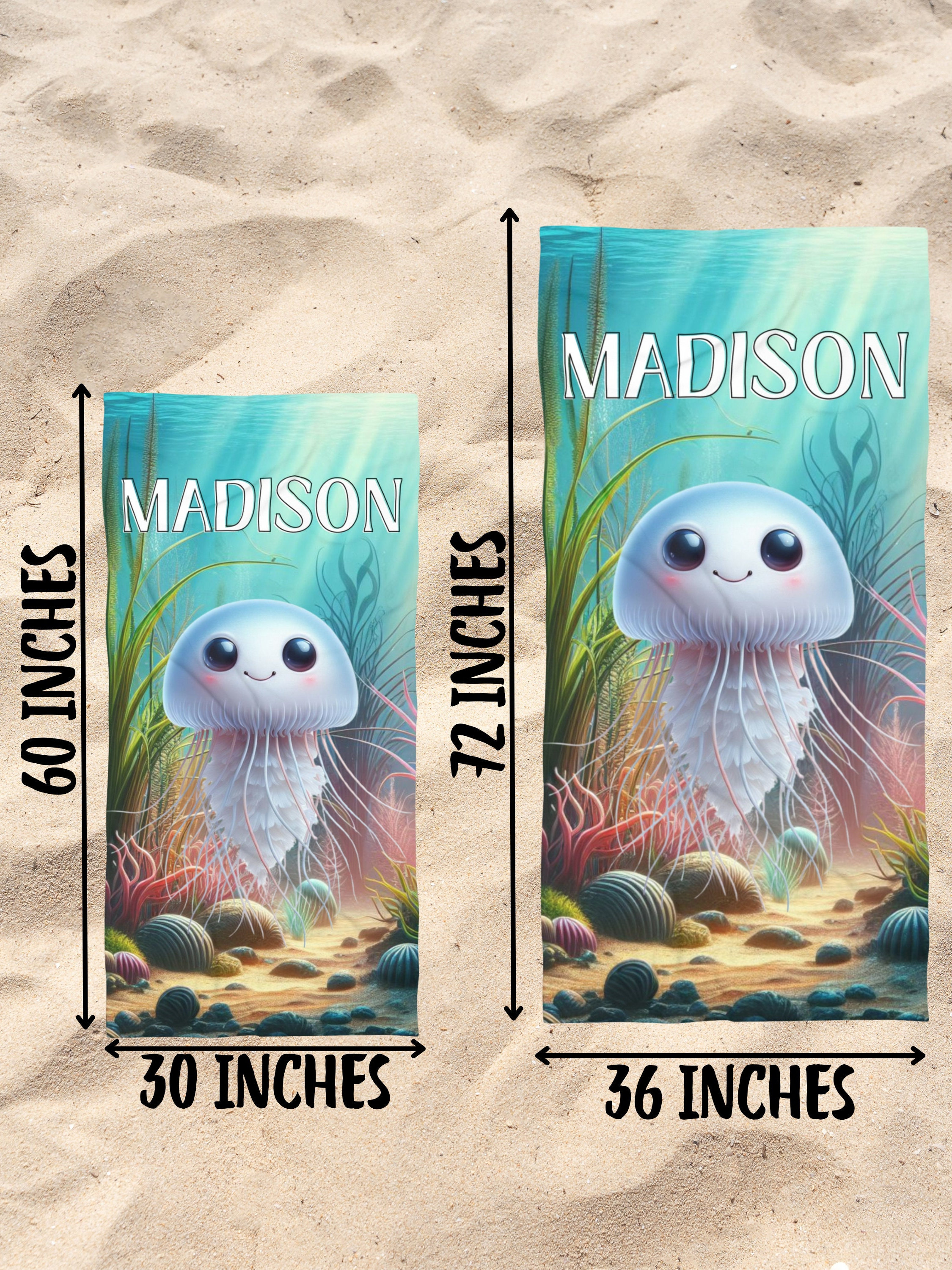 Custom Beach Towel Personalized Beach Towel Oversized Beach Towel ...