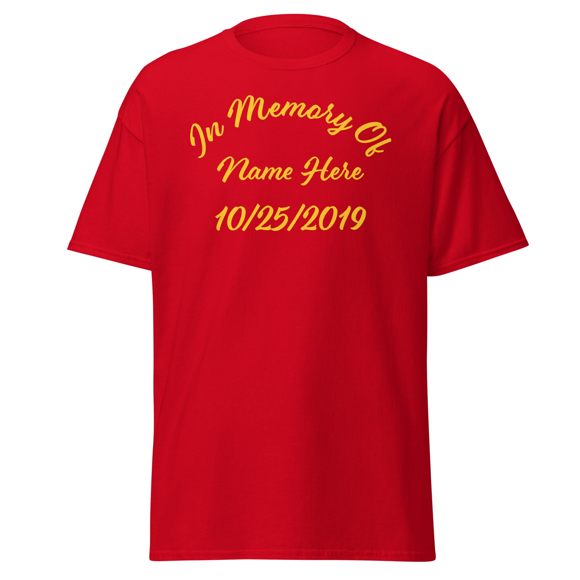 In Memory of Classic Custom Memorial T-shirt - Etsy