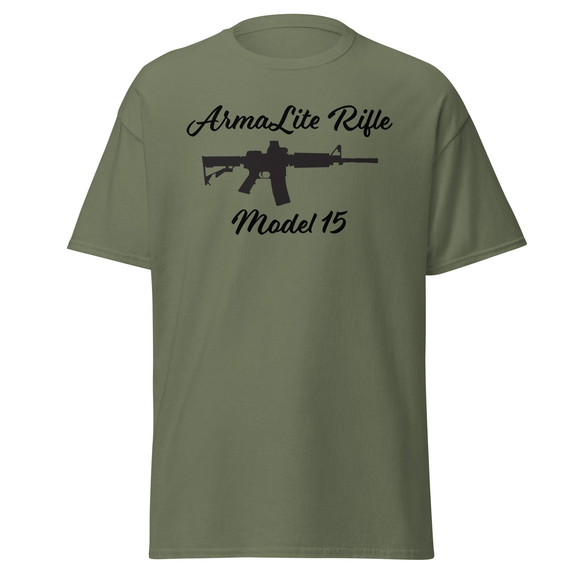 AR-15 Armalite Rifle Model 15 Second Amendment Classic Custom T-shirt ...