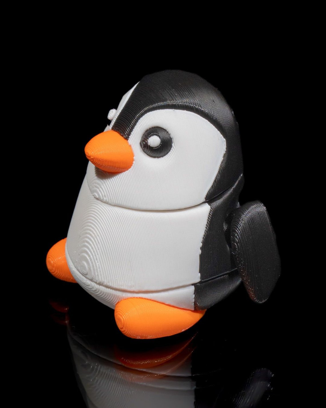 3D Printed Chubby Penguin Fidget Toy - Etsy