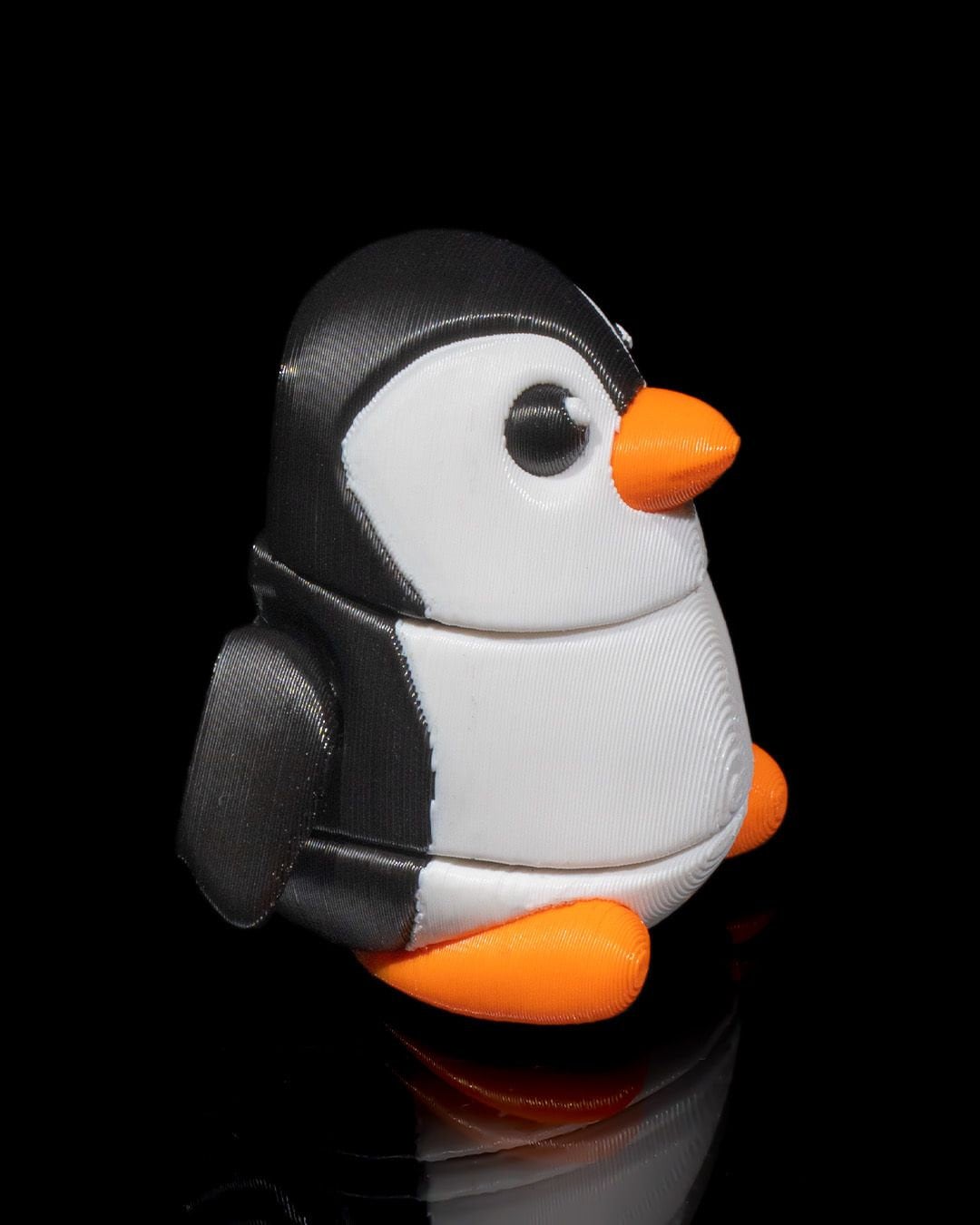 3D Printed Chubby Penguin Fidget Toy - Etsy