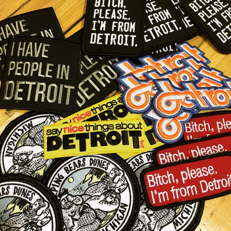 I Have People in Detroit. Patch | Etsy