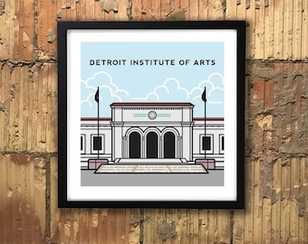 Detroit Institute of Arts- Diego Rivera Mural - Etsy