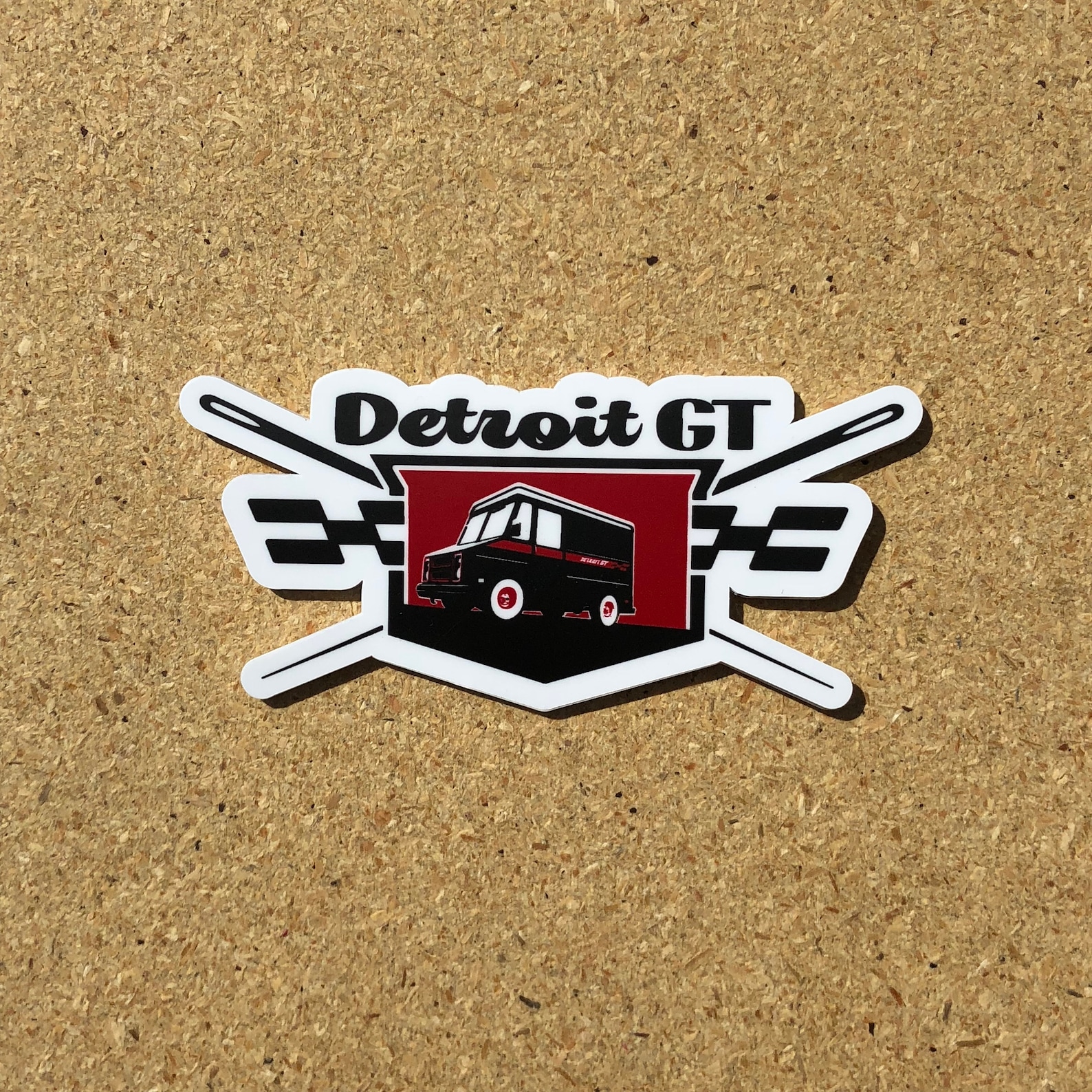 Detroit GT Logo Sticker | Etsy