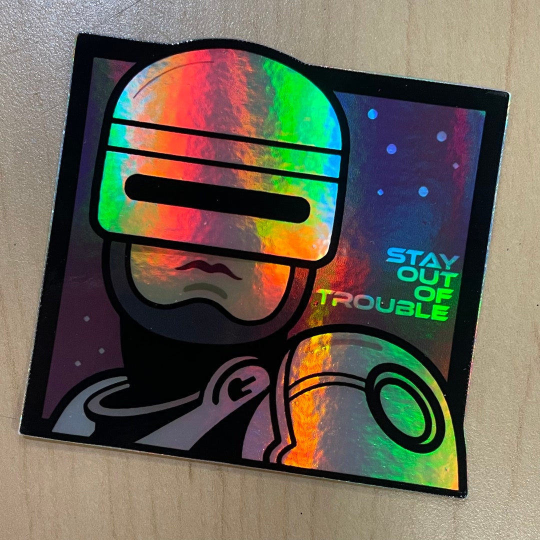 Robocop Halogram Sticker - Etsy