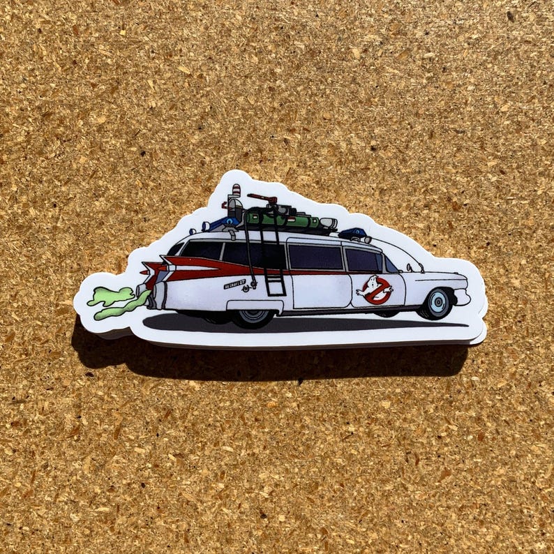 Ecto-1 Ghost Busters Car - Sticker - Etsy