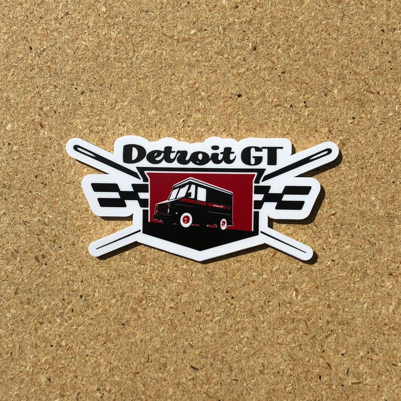 Detroit GT Logo -sticker - Etsy