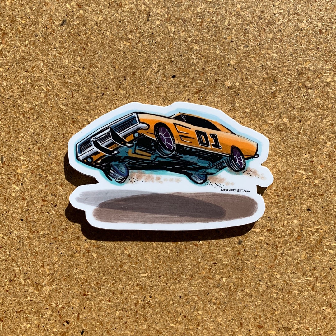 Rebel Jumping Sticker - Etsy