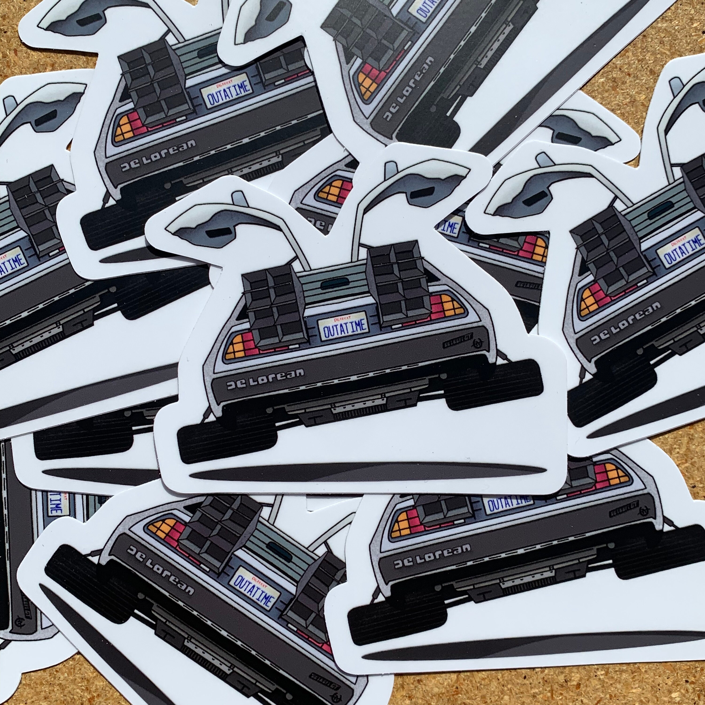 Back to the Future Car Sticker - Etsy