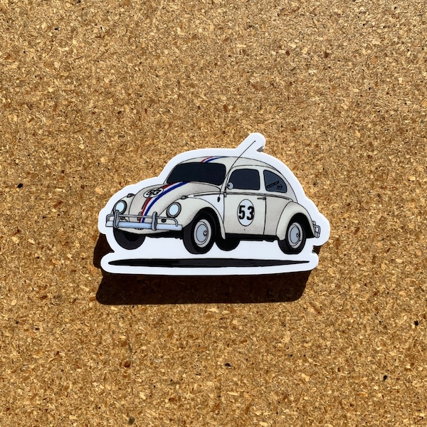 Herbie Love Bug Stickers - Etsy