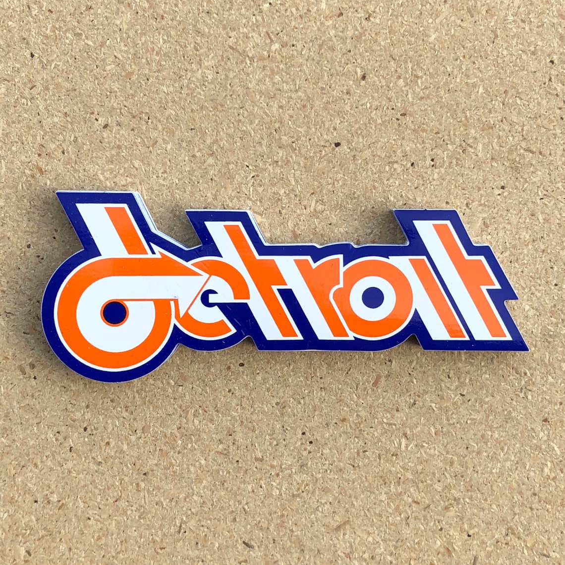 Detroit Retro Design Sticker | Etsy