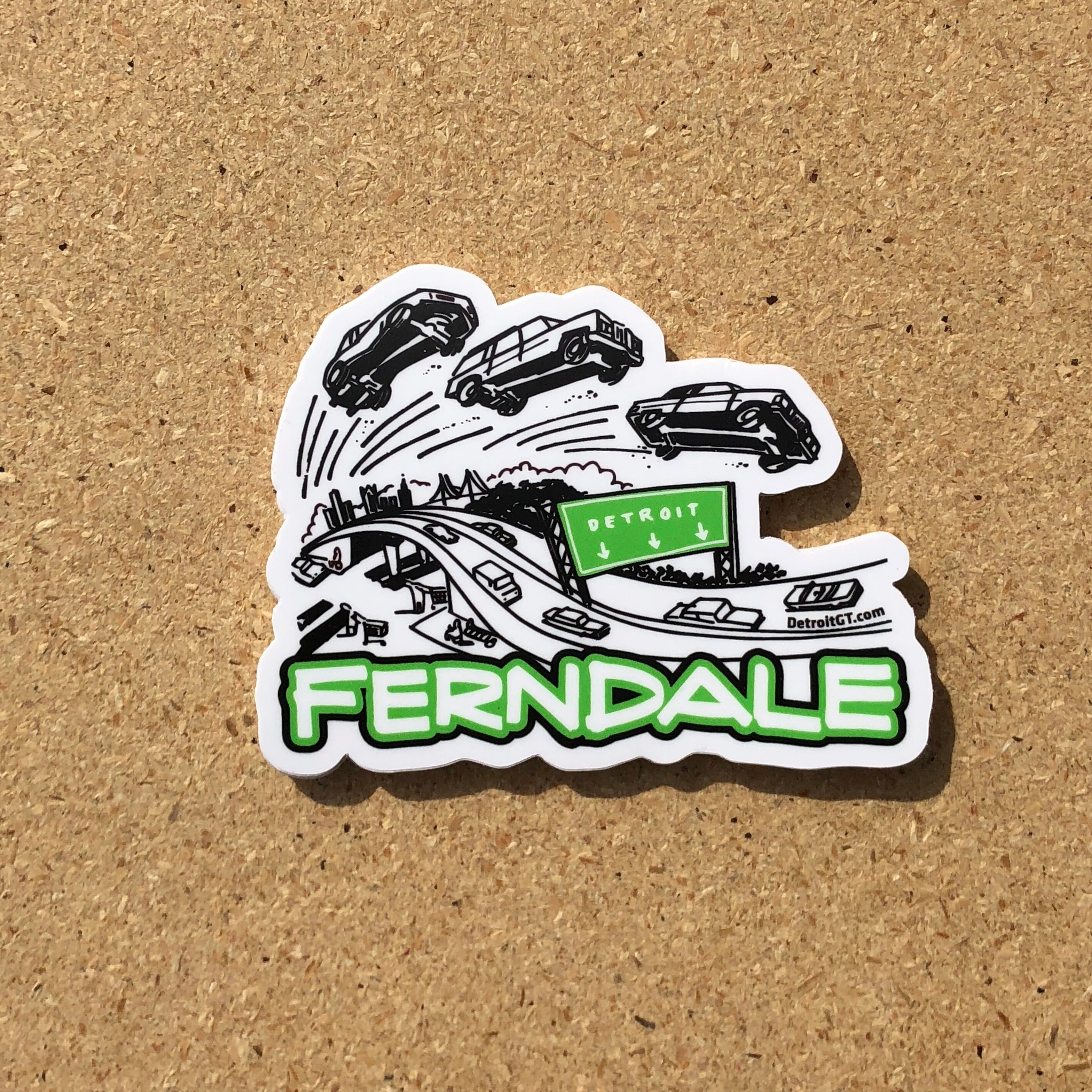 Ferndale Sticker - Etsy