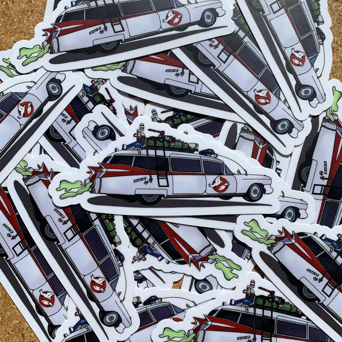Ecto-1 Ghost Busters Car - Sticker - Etsy