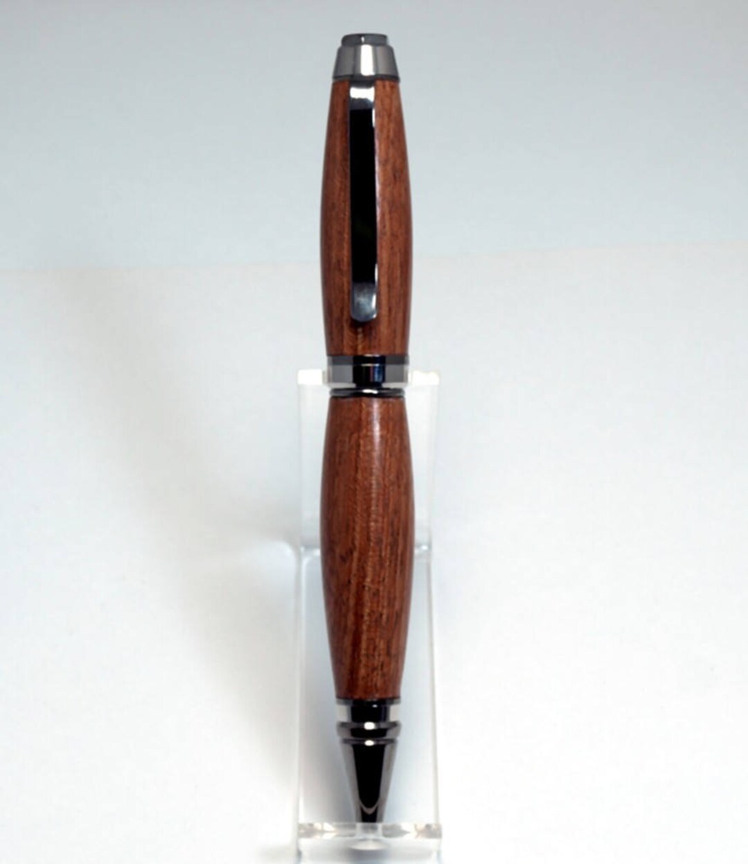 Handmade Pen Wood, Cigar Pen in Bubinga With Black Titanium and ...
