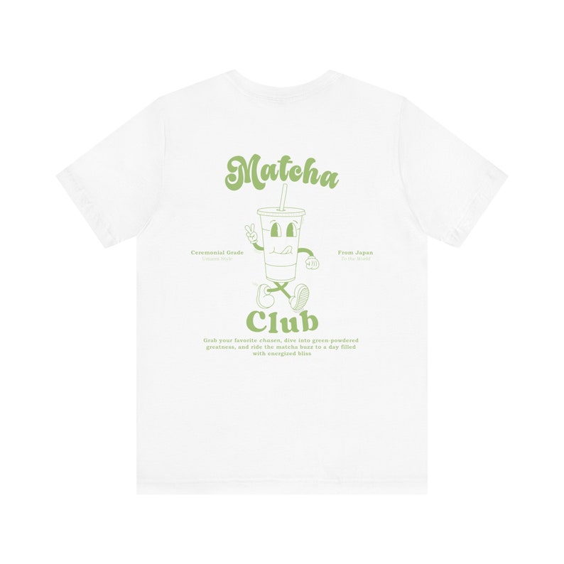 Matcha Club Tshirt, Matcha Lover Gift Idea Japanese Inspired Retro ...