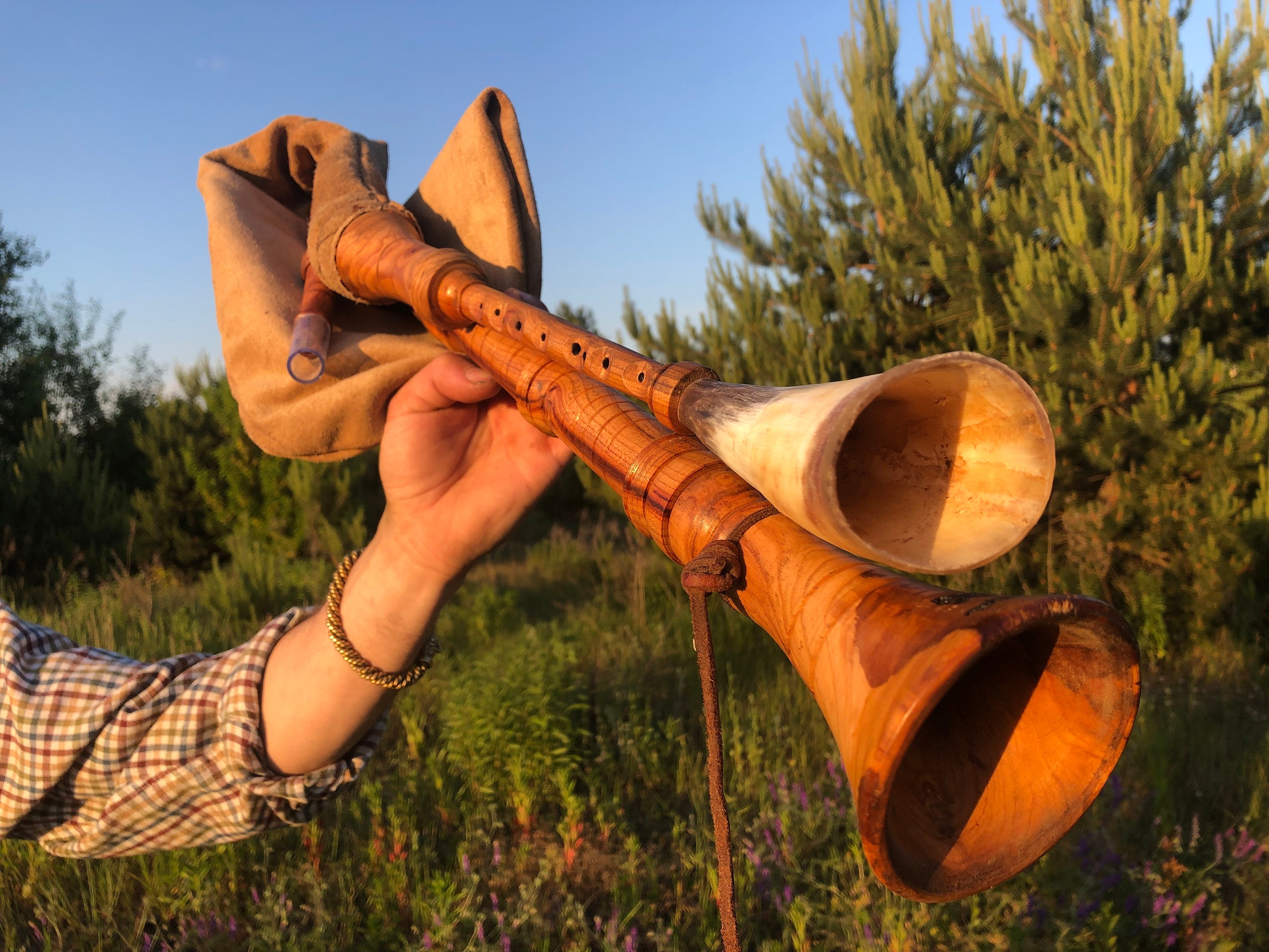 Eastern European Bagpipe / Duda Dudelsack Torupill Säckpipa Gaida Koza ...