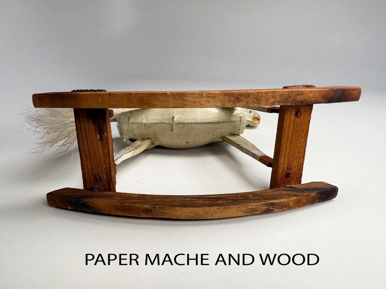 Antique German, Wood and Paper Mache / Papier-mâché - Dollhouse ...