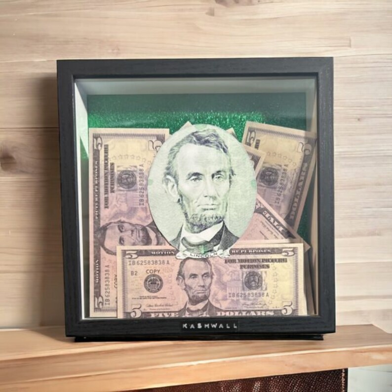 7 Piece Stunning Money Shadow Box Wall Decor - Etsy
