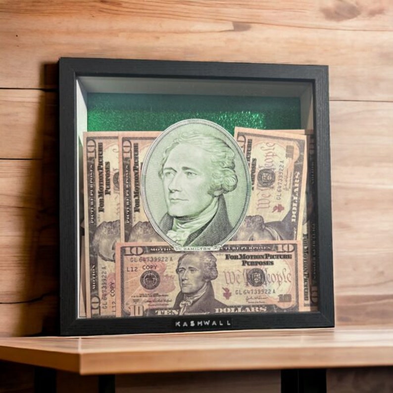 7 Piece Stunning Money Shadow Box Wall Decor - Etsy