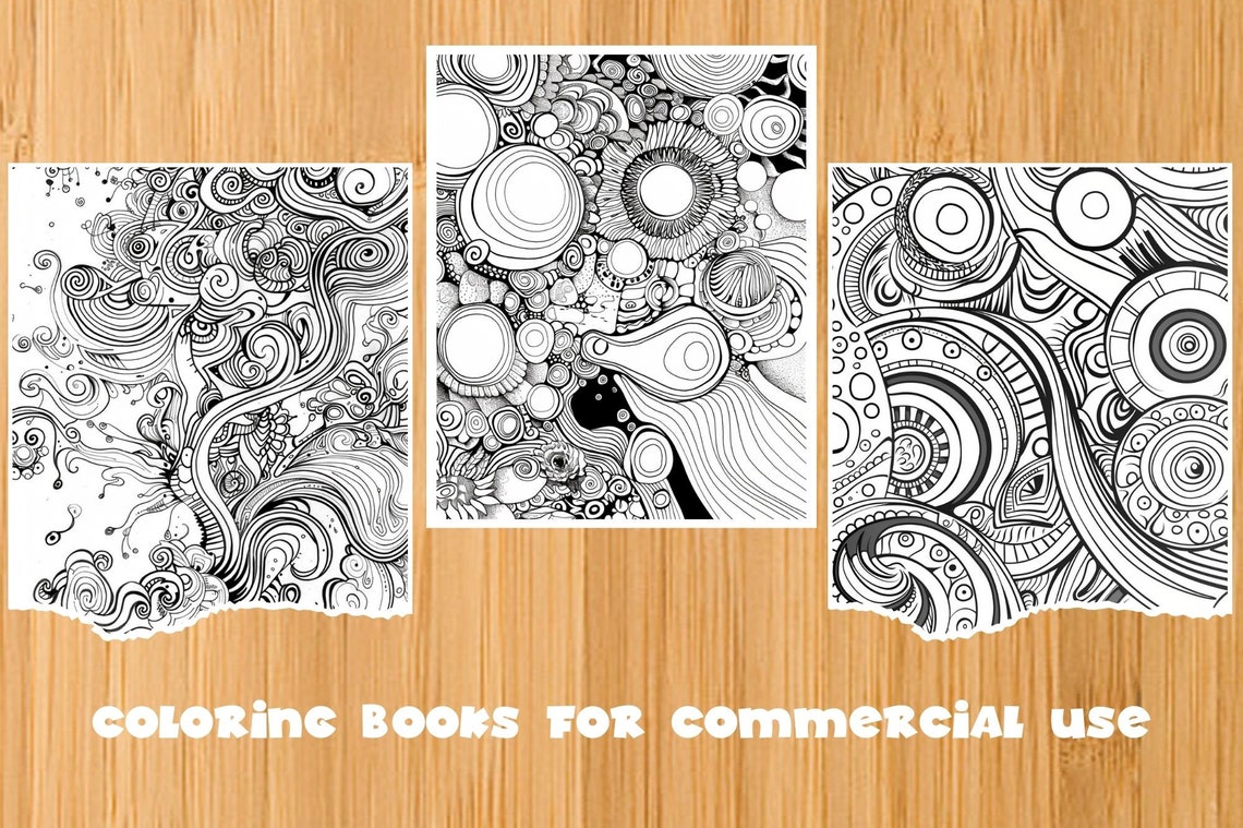 Doodle Art Coloring Book, Therapy Coloring, Instant Download, Floral ...