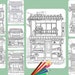 Japanese Storefronts Coloring Book: Shophouse Designs (printable PDF ...