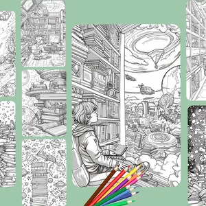 Inside the Rocket Ship Coloring, Digital Download for Adult and Kids ...