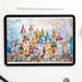 Fantasy City With Building Digital Coloring Book: House Architect ...