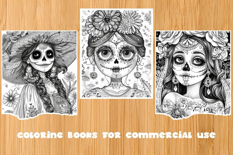 Dia De Los Muertos Coloring Book, Halloween Coloring Pages, Floral ...