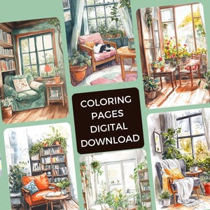 Super Cute Corner Designs of Cozy Coloring Book, Little Corner Coloring ...