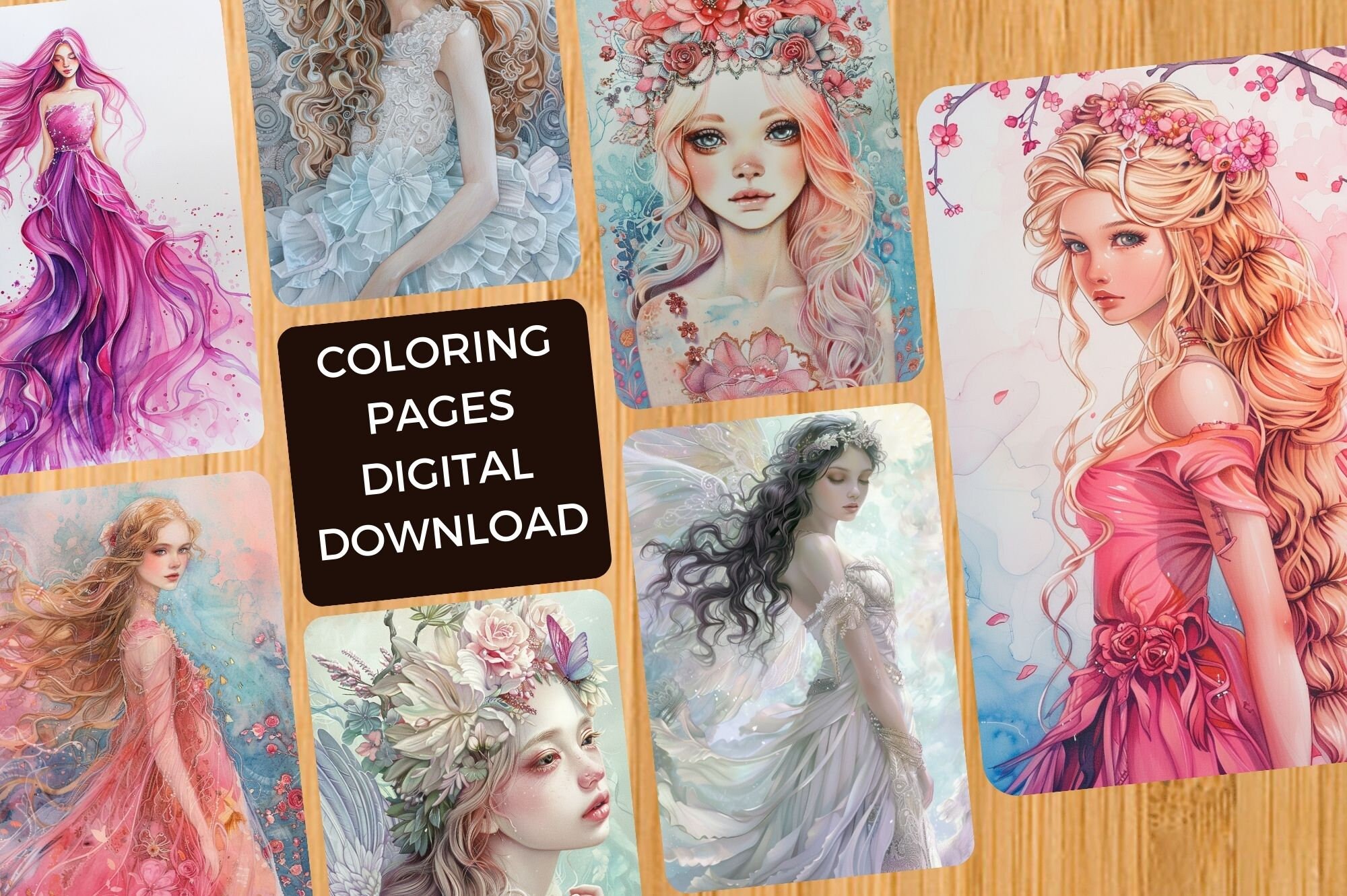 Beautiful Greek Goddess Coloring Book, Greek Goddess Coloring Page ...