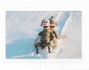 Sock Monkey Snow Angels | Etsy