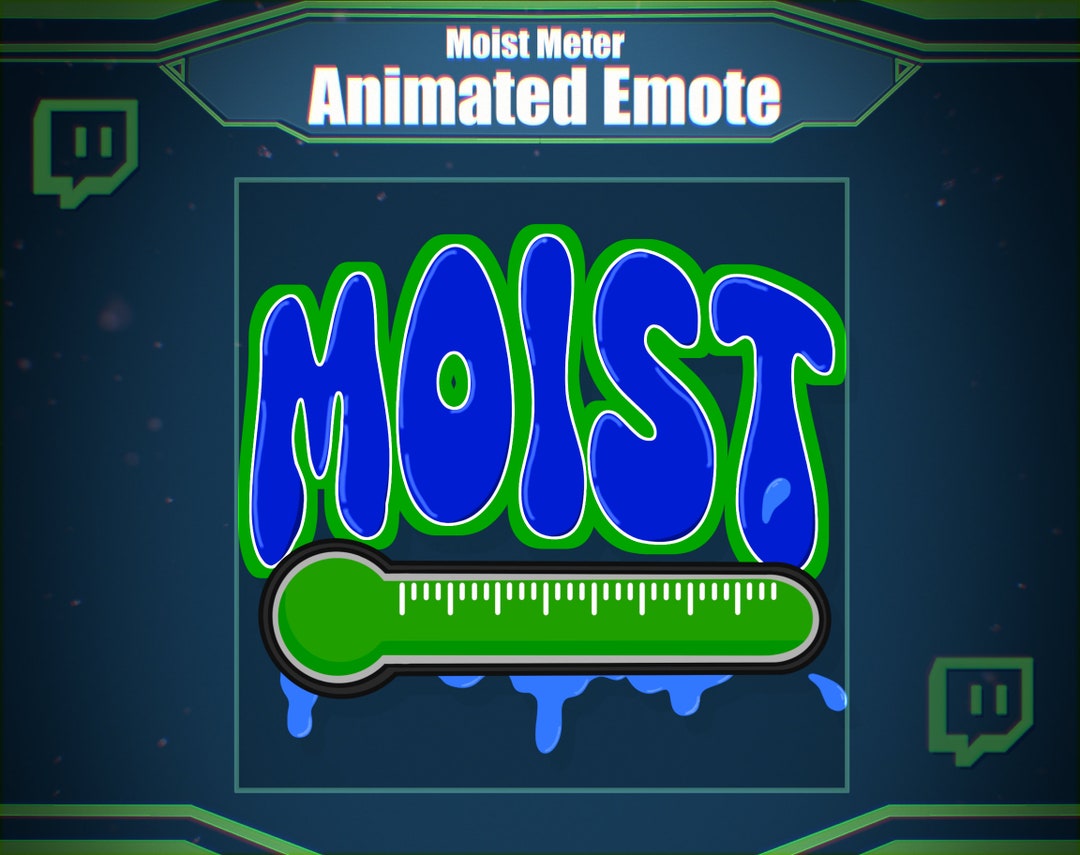 Animated Moist Emote, Wet Emote, Meme Emote, Youtube, Discord, Twitch ...