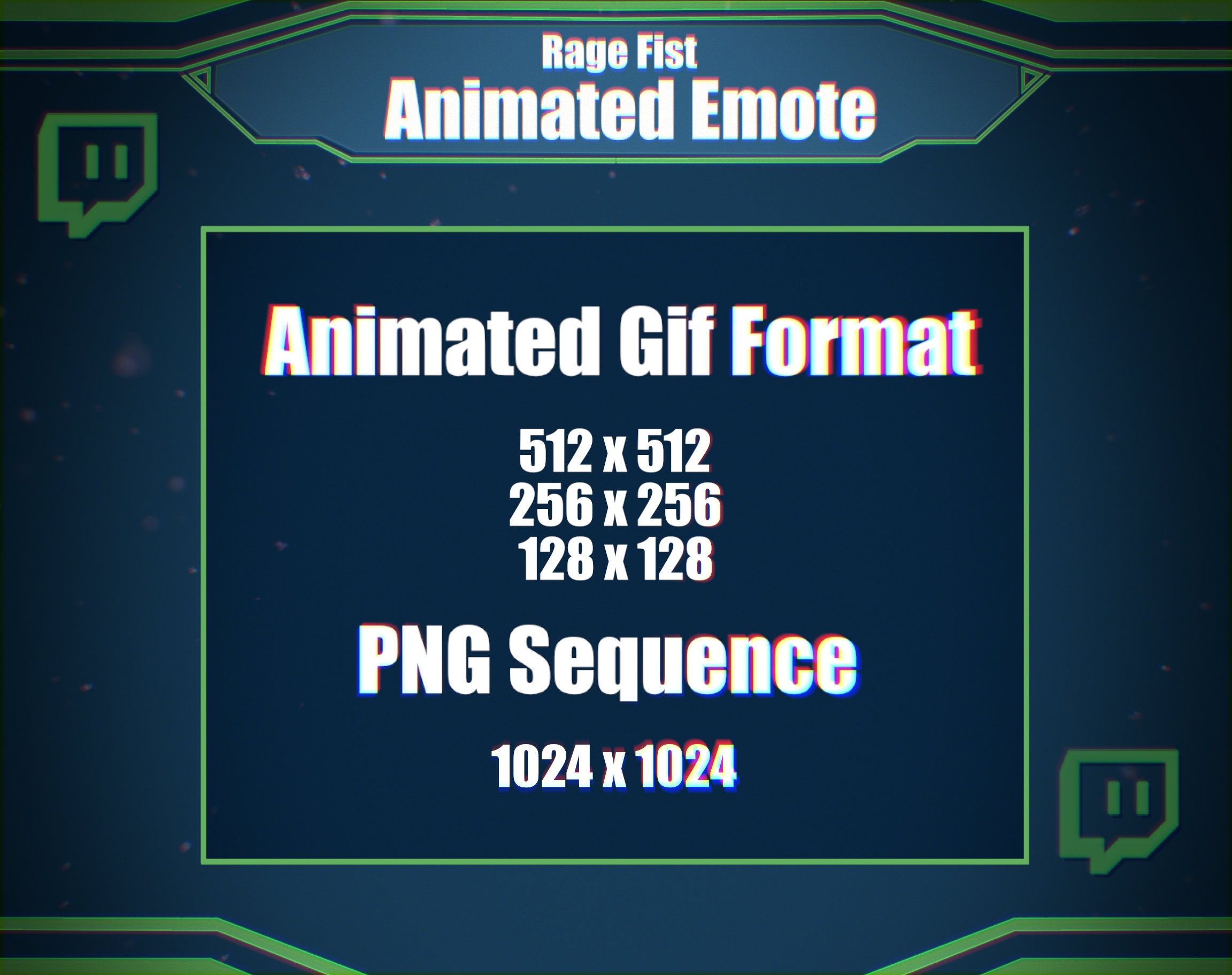 Animated Twitch Emote, Rage Fist Emote, Funny Emote, Meme Emote ...