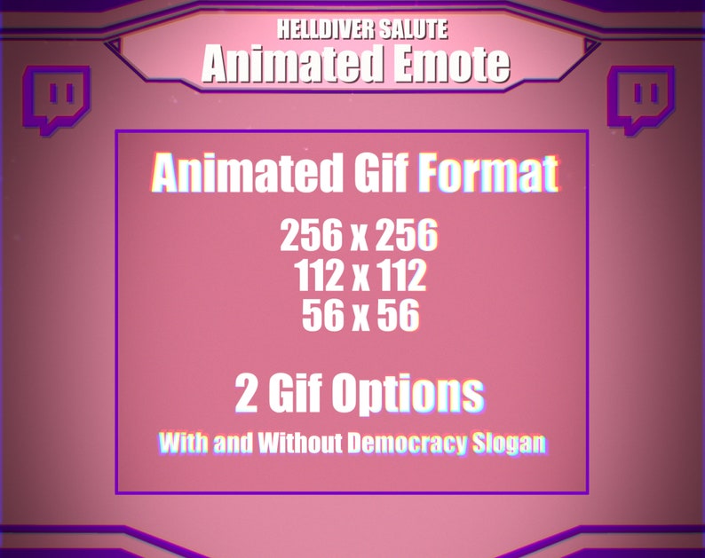 Animated Helldiver Salute Emote, Helldivers, Salute, Twitch, Helldiver ...