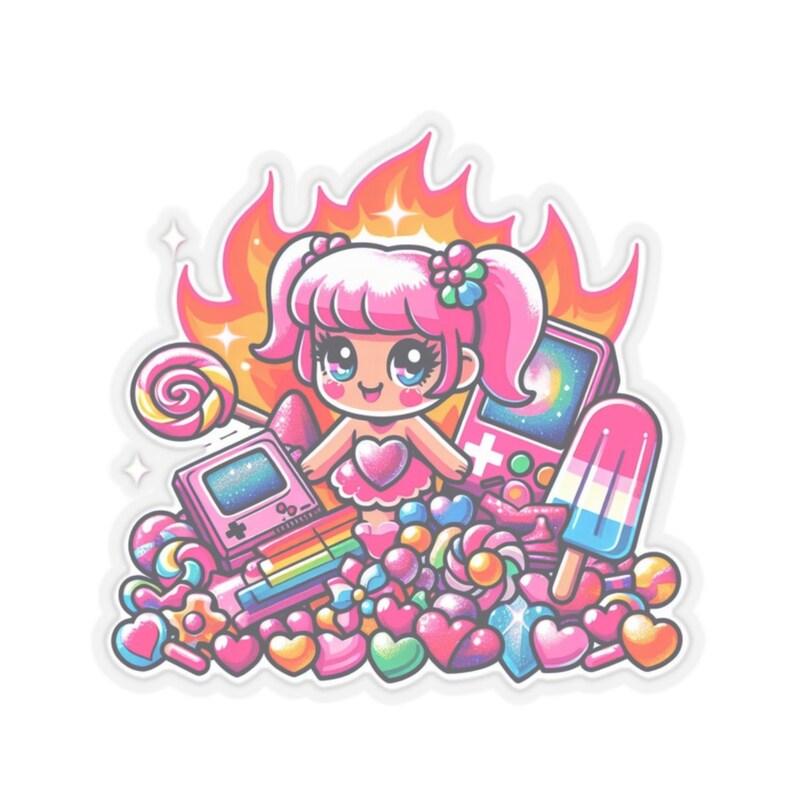Gamer Girlie Sticker - Etsy