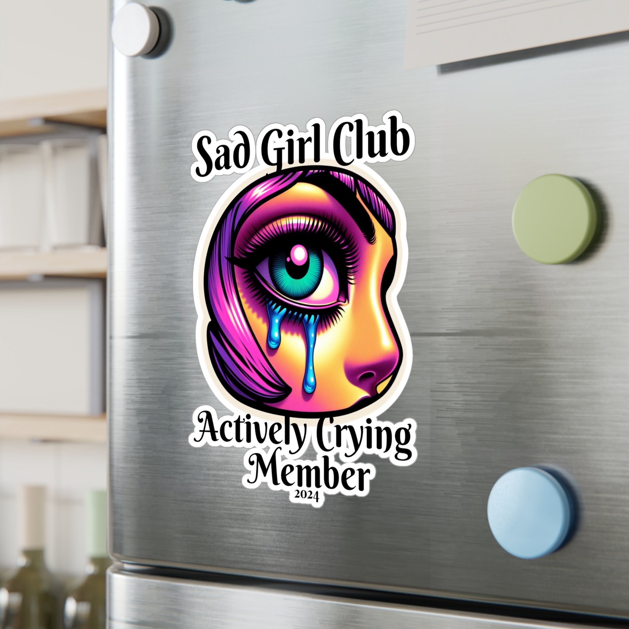Sad Girl Club 2024 Member Vinyl Decal - Etsy