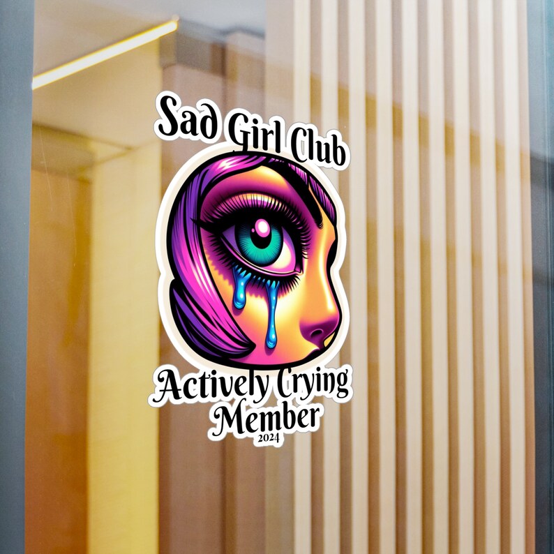 Sad Girl Club 2024 Member Vinyl Decal - Etsy