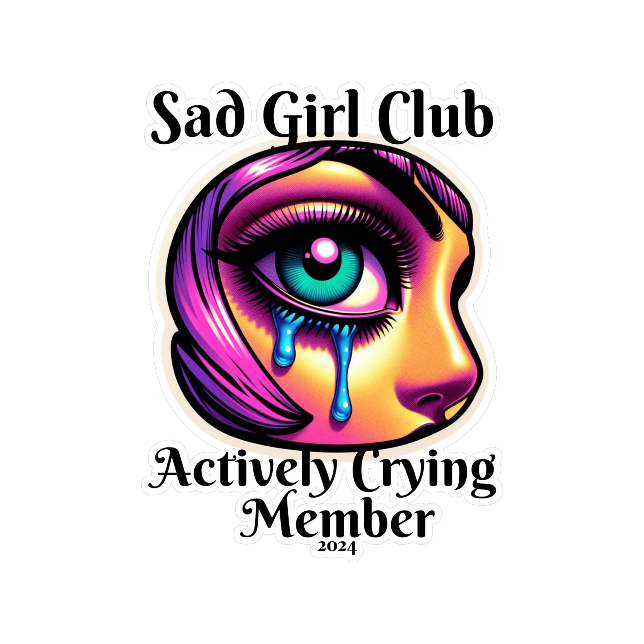 Sad Girl Club 2024 Member Vinyl Decal - Etsy