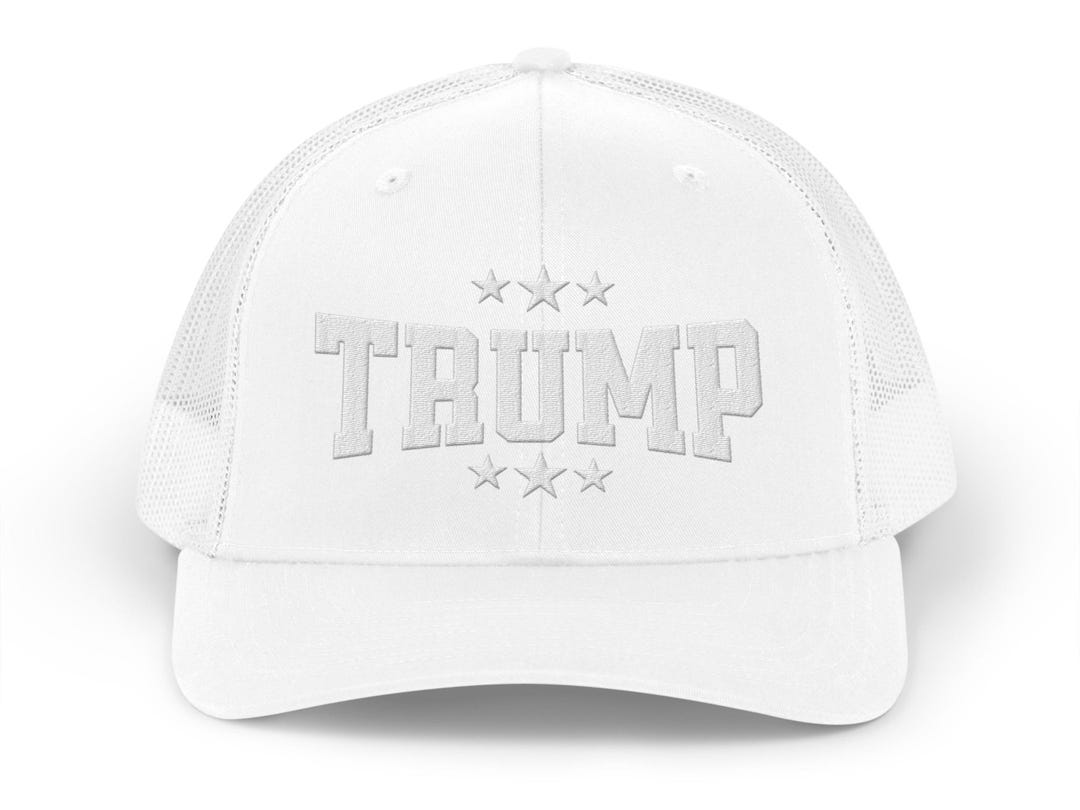 Embroidered Trump Trucker Hat: MAGA Snapback Cap - Etsy