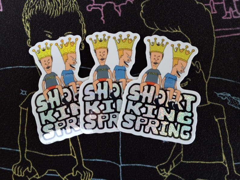 Short King Spring Sticker - Etsy