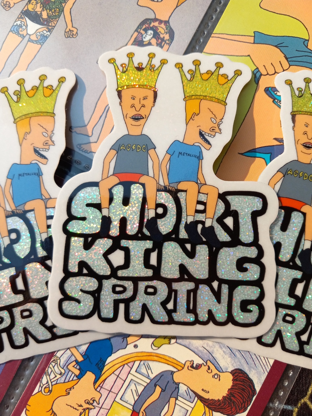 Short King Spring Sticker - Etsy