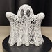 Intricate 3D Printed Lace Ghost Sculpture Cute and Spooky Unique ...