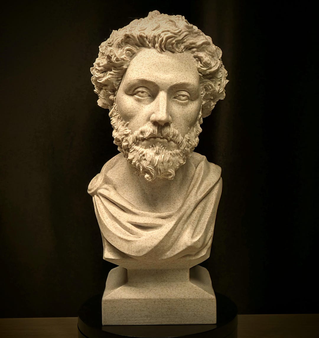 Marcus Aurelius High Quality Stoic Philosopher Bust – Roman Emperor ...