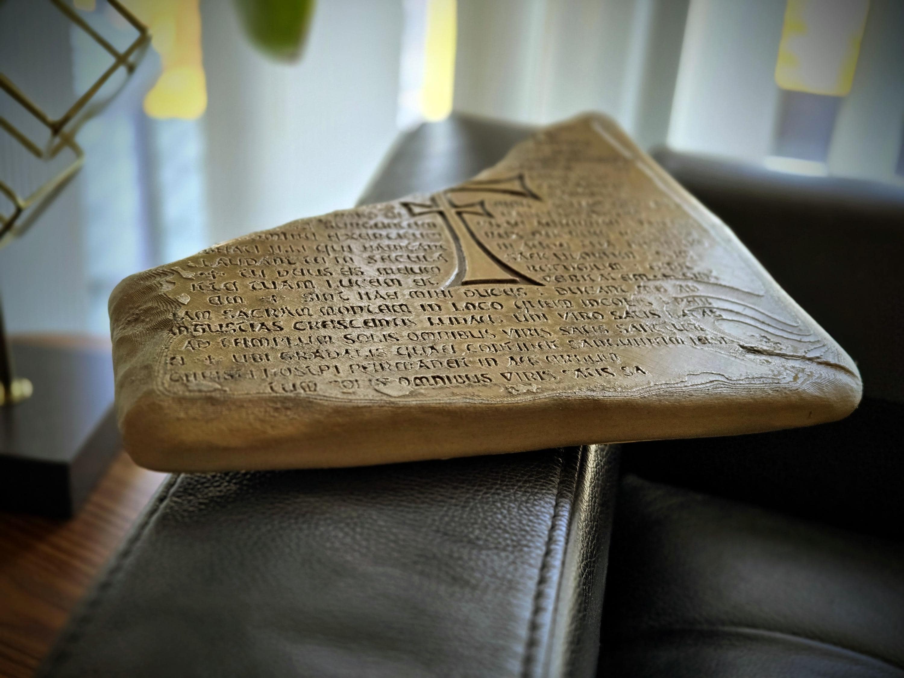 Ancient Holy Stone Tablet – Latin-inscribed Relic Grail Lore Indiana ...