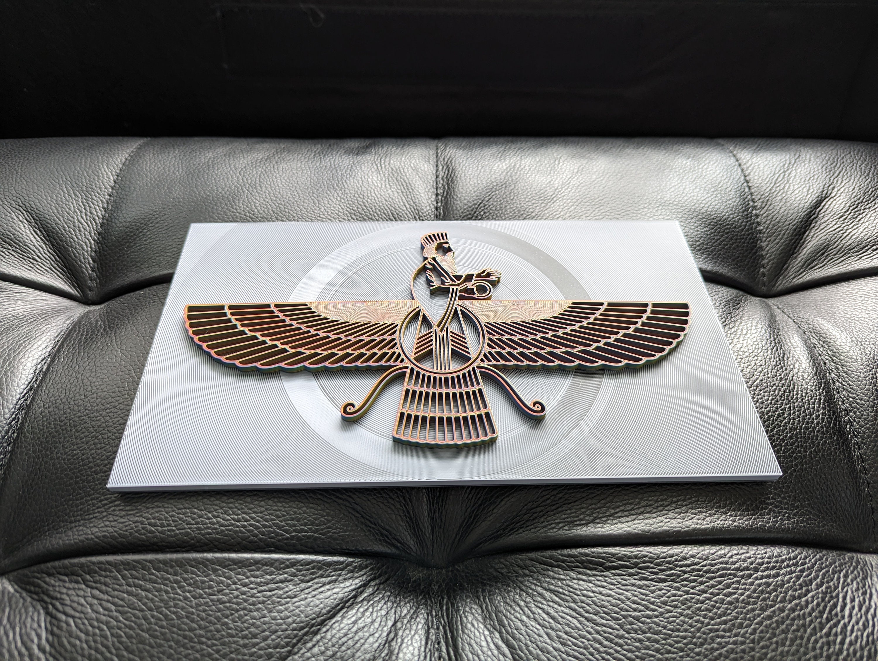 Zoroastrian Faravahar Fravahar Symbol Ahura Mazda Wall Art Iranian ...